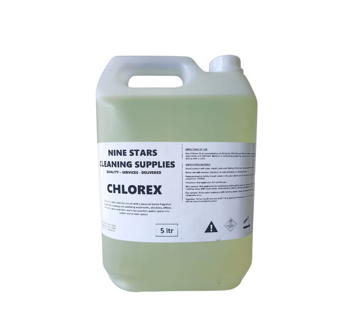 Chlorex 35 - Bleach - 5 Litre – Nine Stars Cleaning Supplies