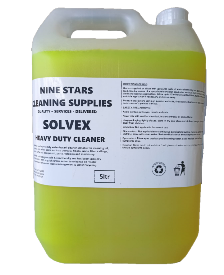 Solvex Heavy-Duty Degreaser – Nine Stars Cleaning Supplies